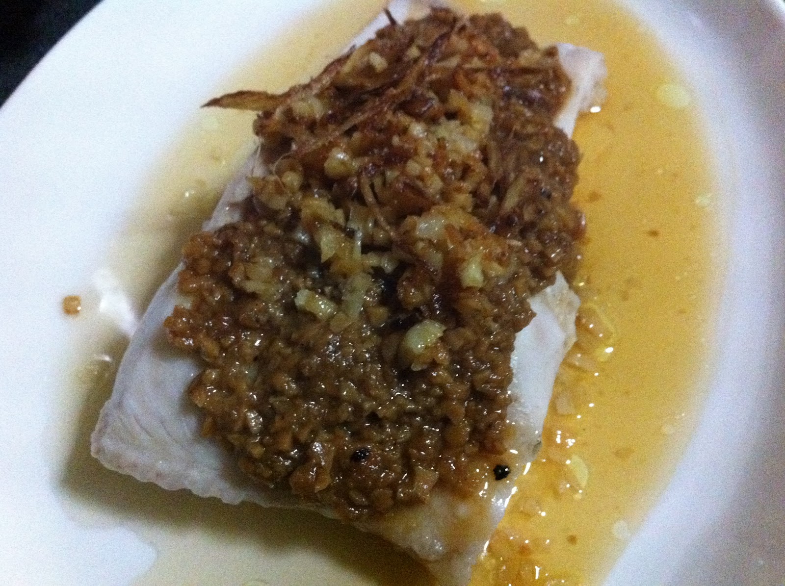 Poppygal's Kitchen: Steamed Toman Fish With Taucheo